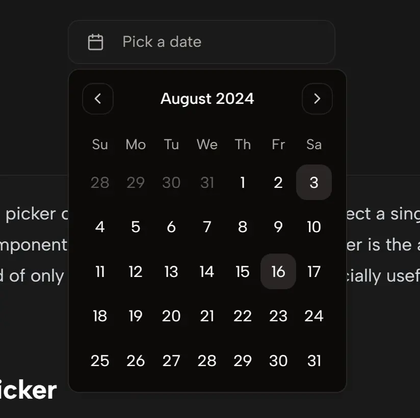 Flexible Date & Date Range Picker For Shadcn/ui