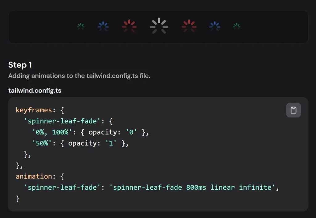 Animated Loading Spinner Component For Shadcn/ui - ShadCN Spinner