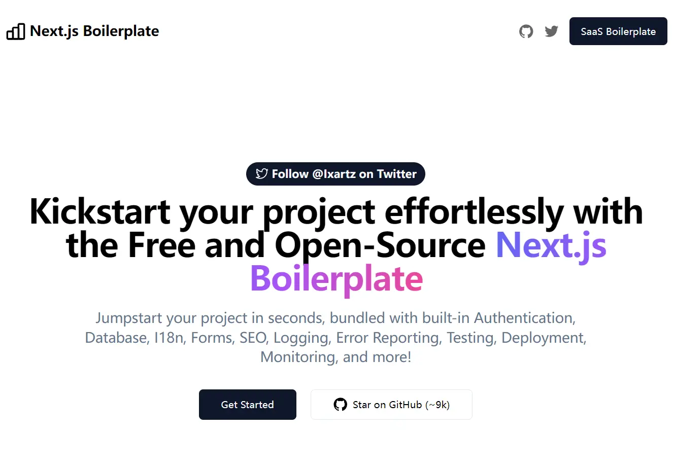 Full-Stack Dev Starter Kit - Next-js-Boilerplate