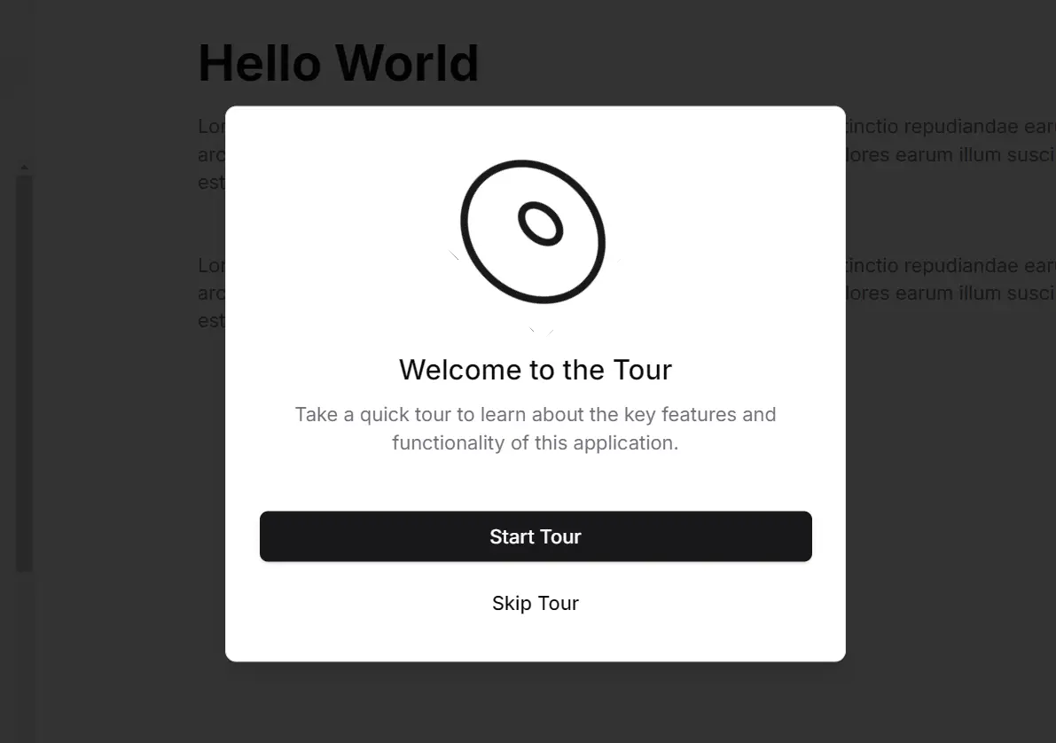 Build Guided UI Tours Using shadcn/tour and Motion Animation