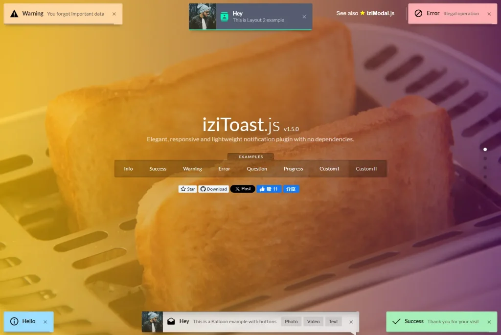 Add iziToast Notifications to Nuxt with Full SSR Support - Nuxt Toast