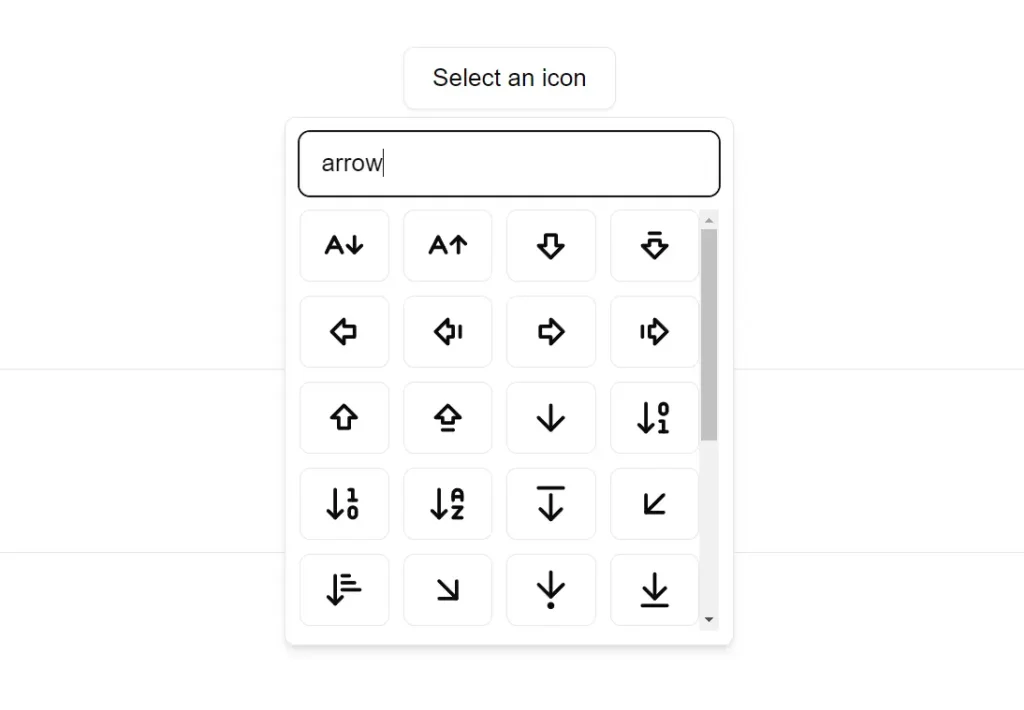 Searchable, Customizable Icon Picker for shadcn/ui