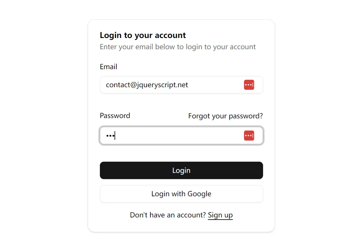 Quickstart Web App with Better Auth, Prisma, shadcn/ui - nextjs-better-auth