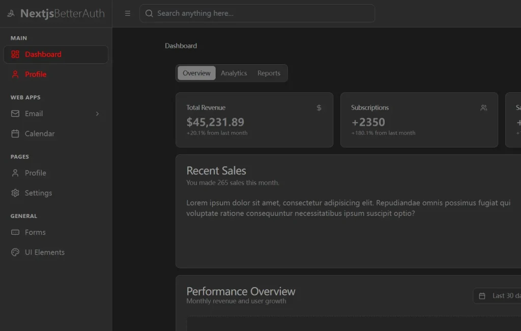 Full-Stack Next.js Starter Kit: Drizzle ORM, Better Auth & NeonDB