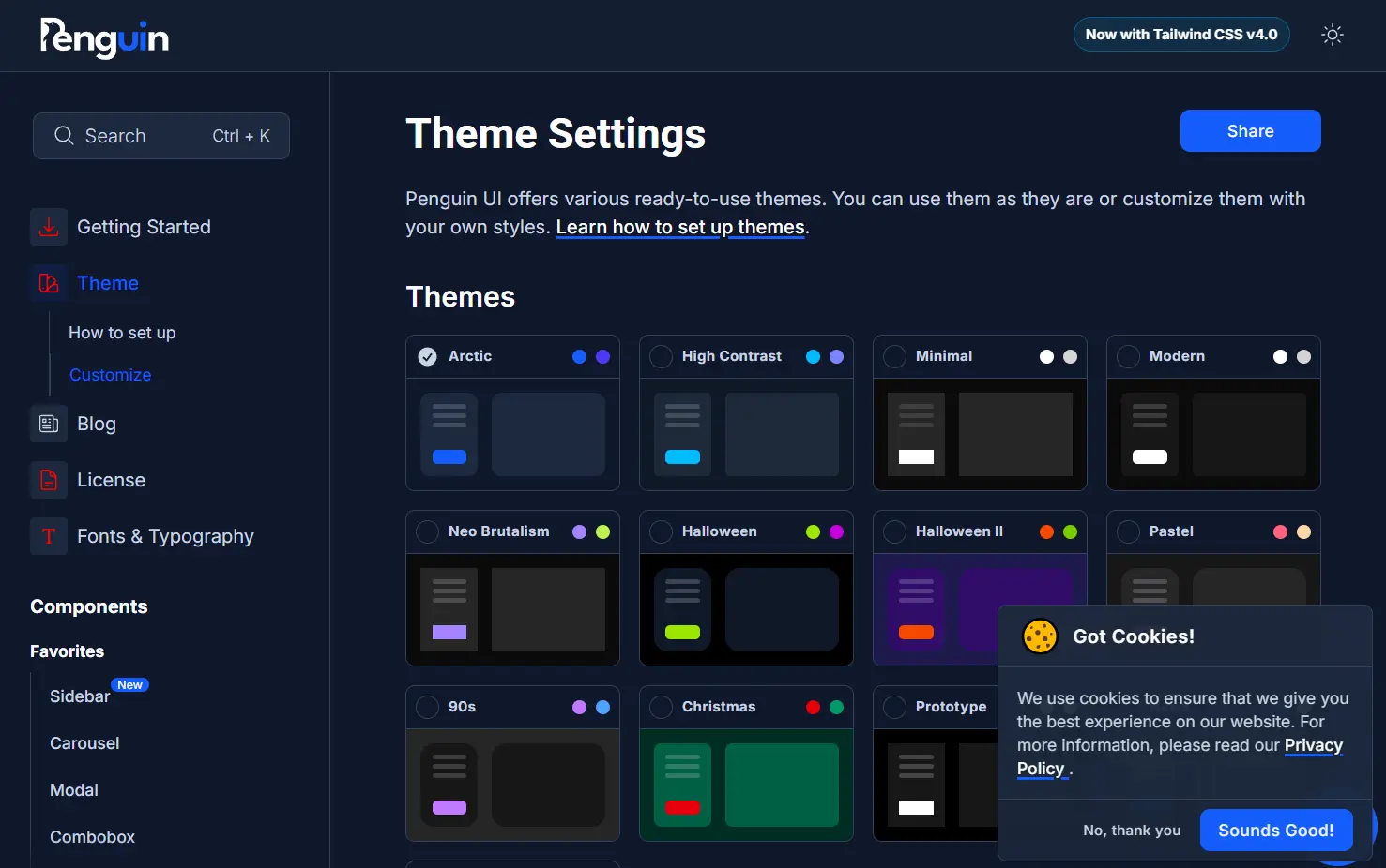 Plug N Play Ui Component Library For Tailwindcss And Alpine Penguin Ui