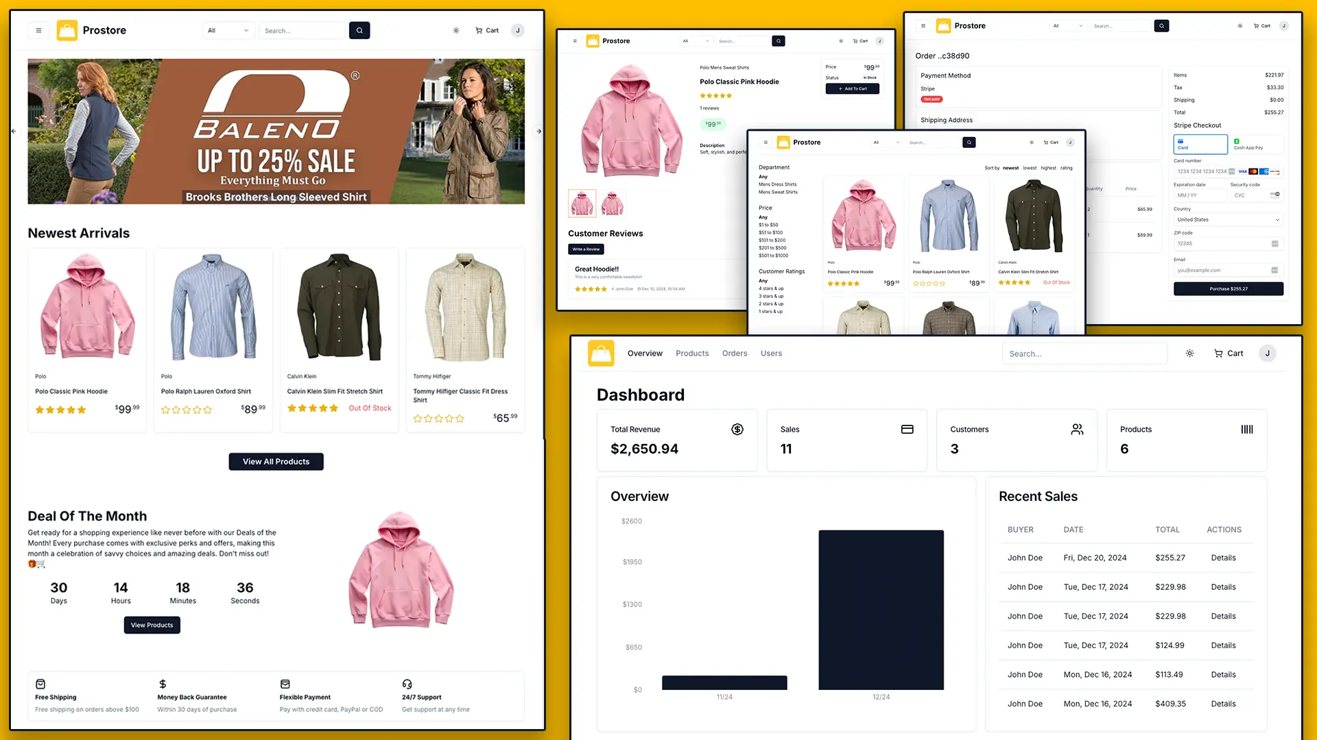 Build Modern Online Stores with Prostore Next.js e-commerce Starter